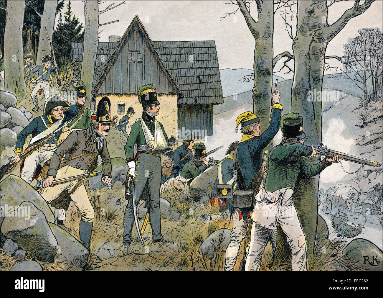 Napoleonic Wars, the war in the mountain county of Glatz or County of ...