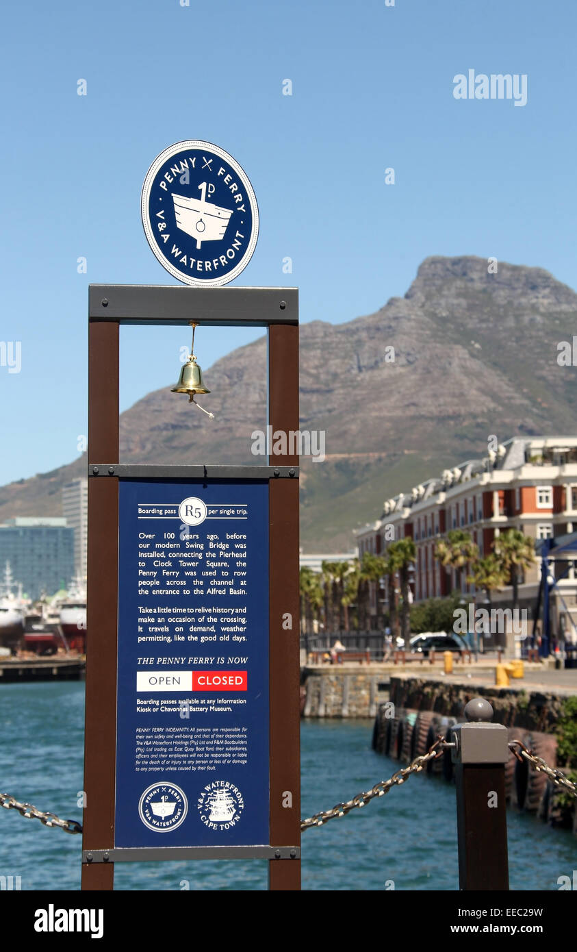 Sign waterfront cape town africa hi-res stock photography and images ...