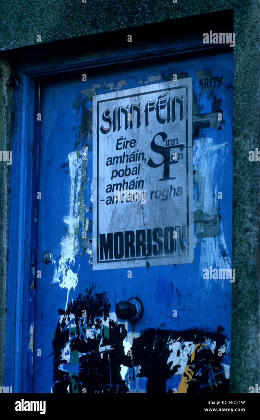 BELFAST, NORTHERN IRELAND - OCTOBER 1983. Republican Danny Morrison ...