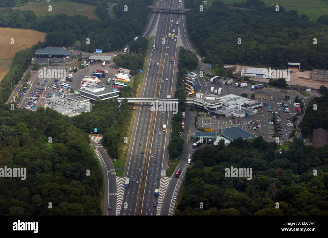Aerial View M6 Motorway High Resolution Stock Photography and Images ...