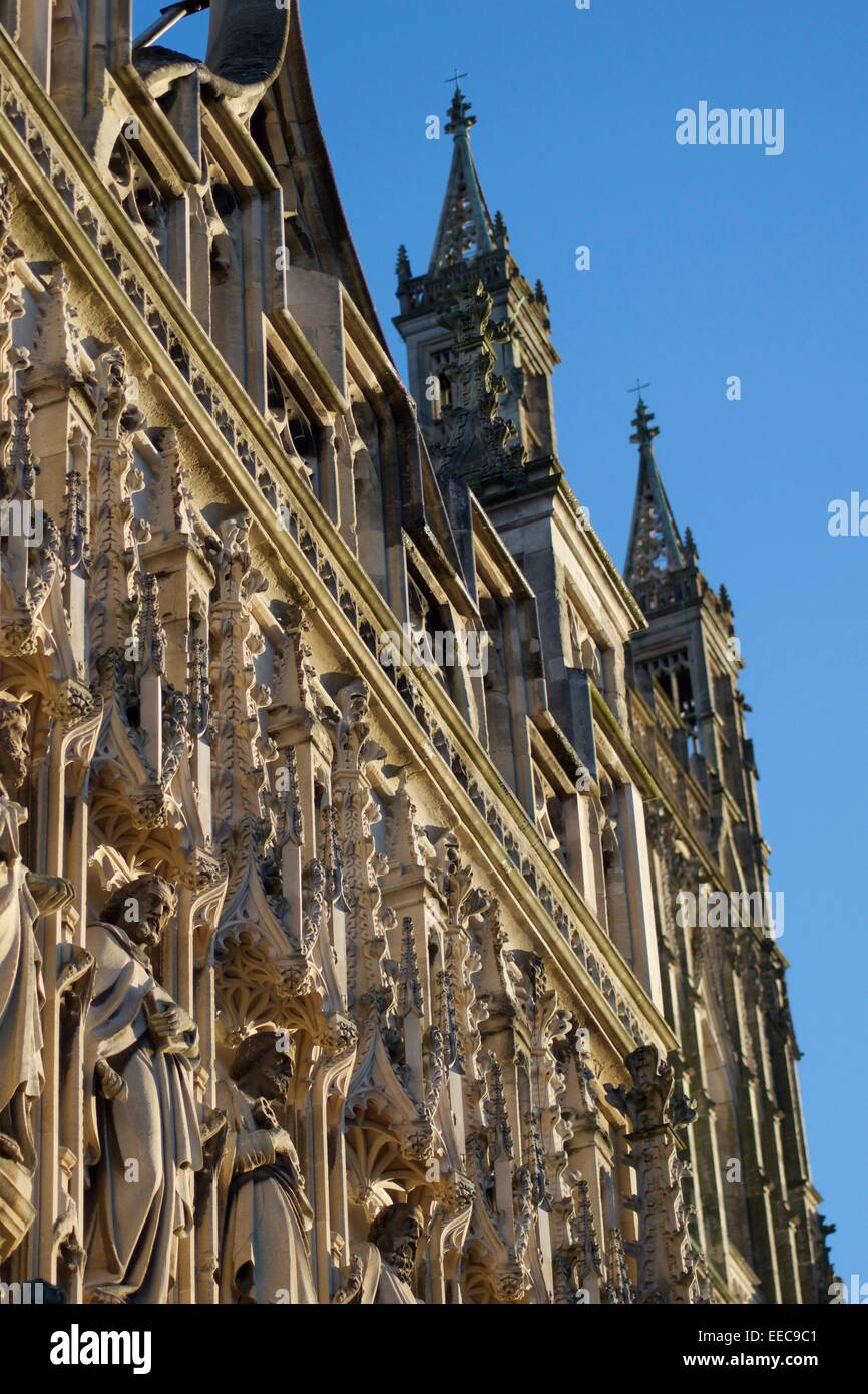 Gloucester Cathedral Stone work Stock Photo - Alamy