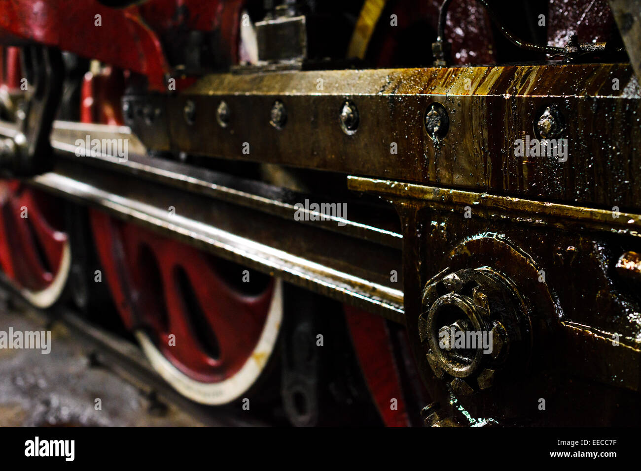 Steam locomotive wheel mechanism hi-res stock photography and images ...