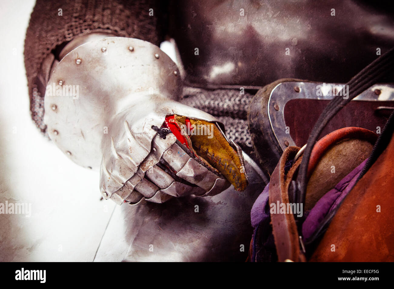 Iron hand, medieval glove hi-res stock photography and images - Alamy