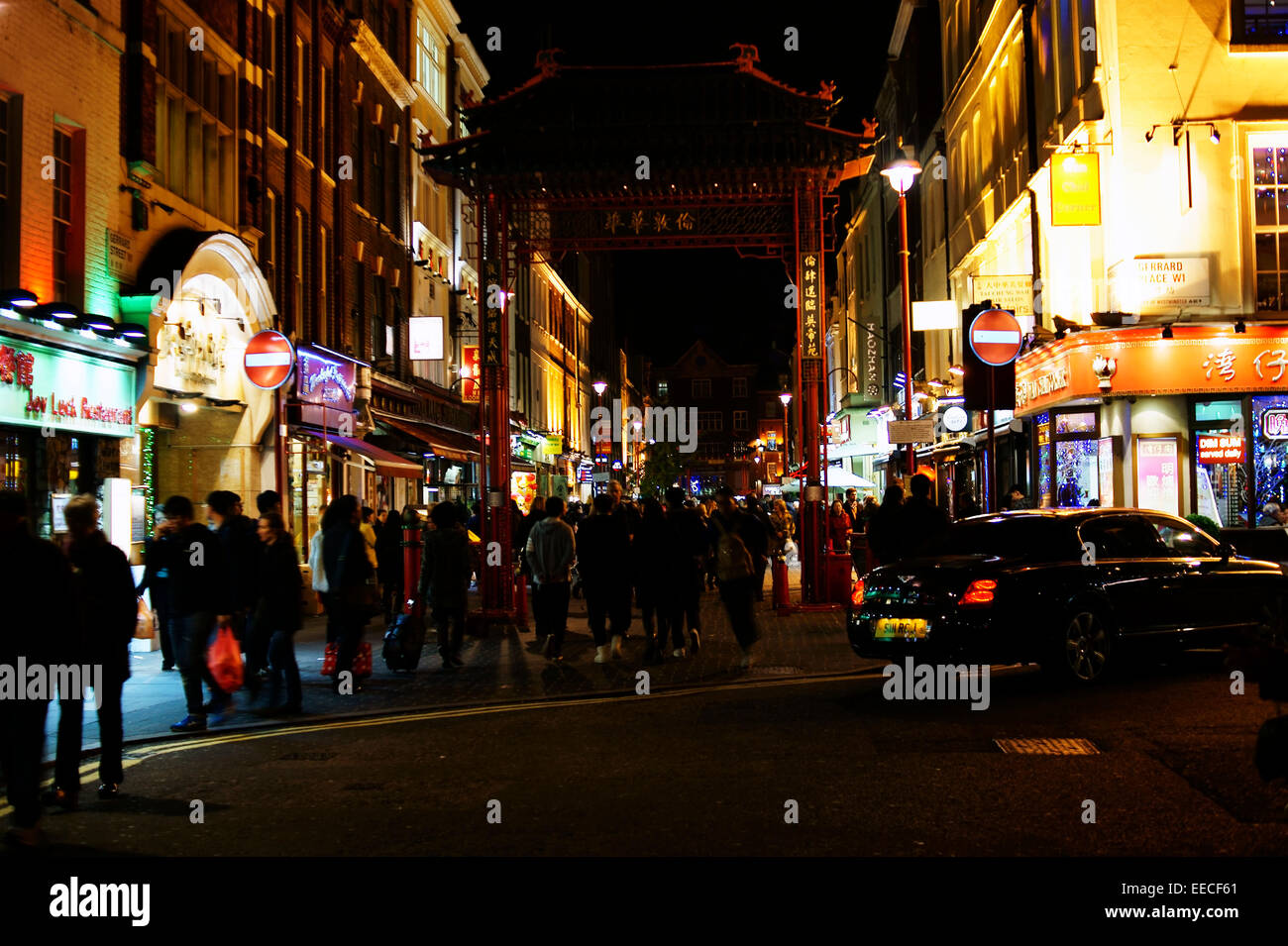 Chinatown at night Stock Photo - Alamy