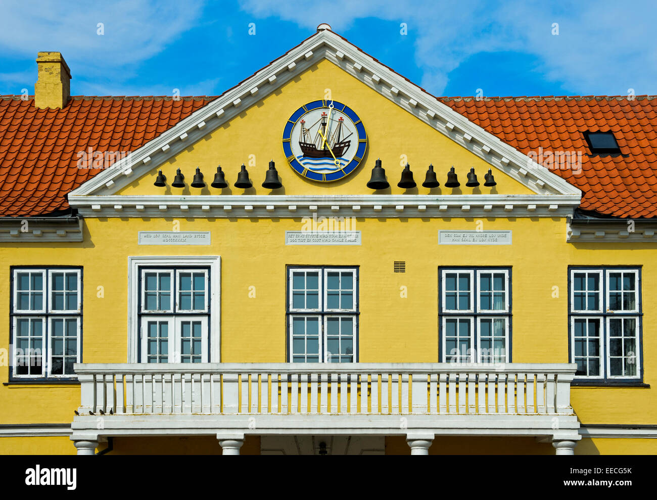 Townhall Nysted, Lolland, Nysted, Denmark Stock Photo - Alamy