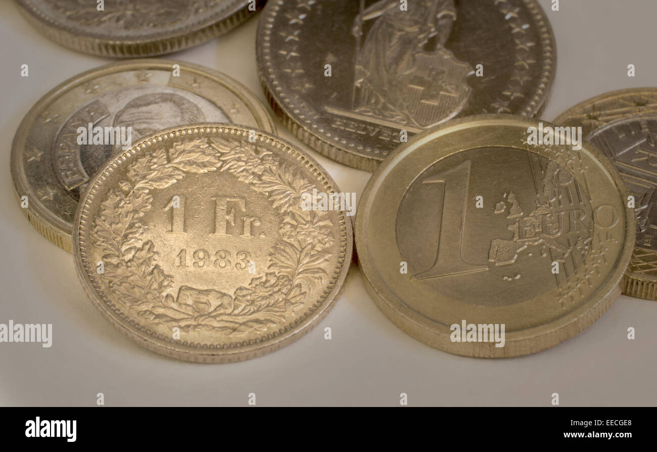 Swiss Franc Coins High Resolution Stock Photography and Images - Alamy