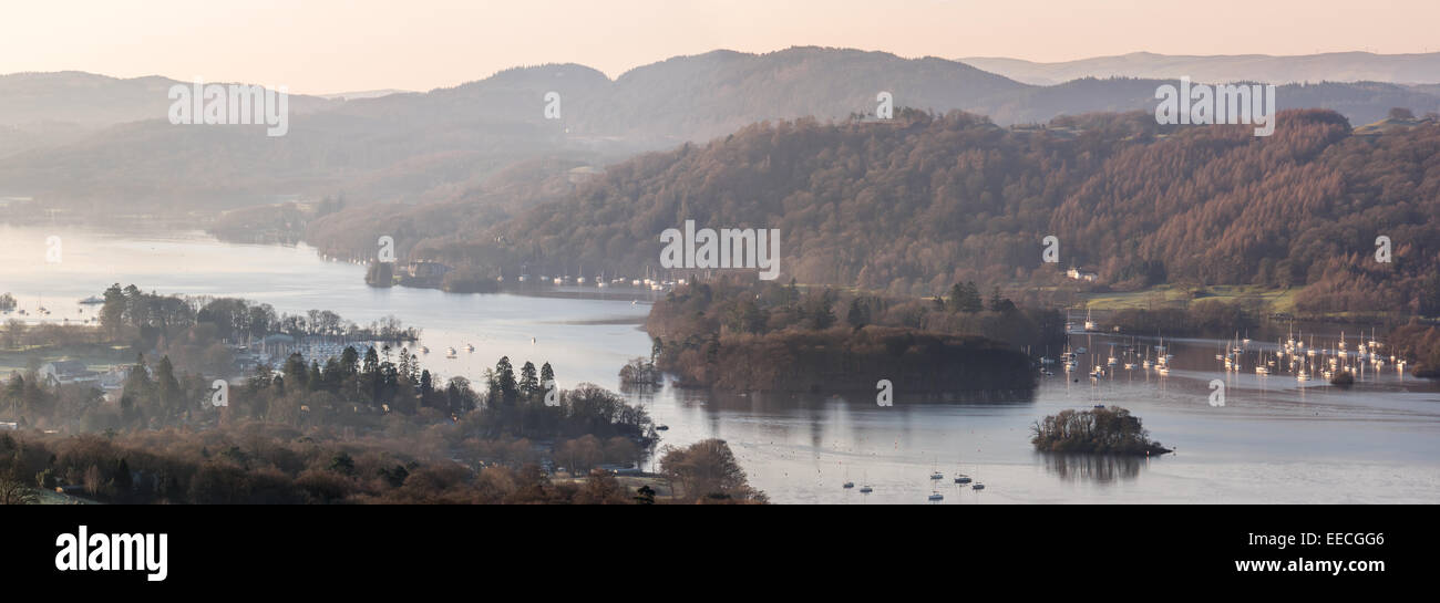 A view lake windermere summit orrest head hi-res stock photography and ...