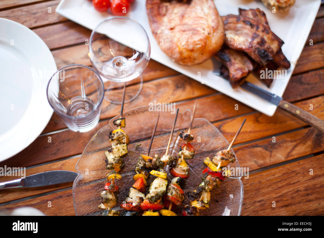 Barbeque plates hi-res stock photography and images - Alamy