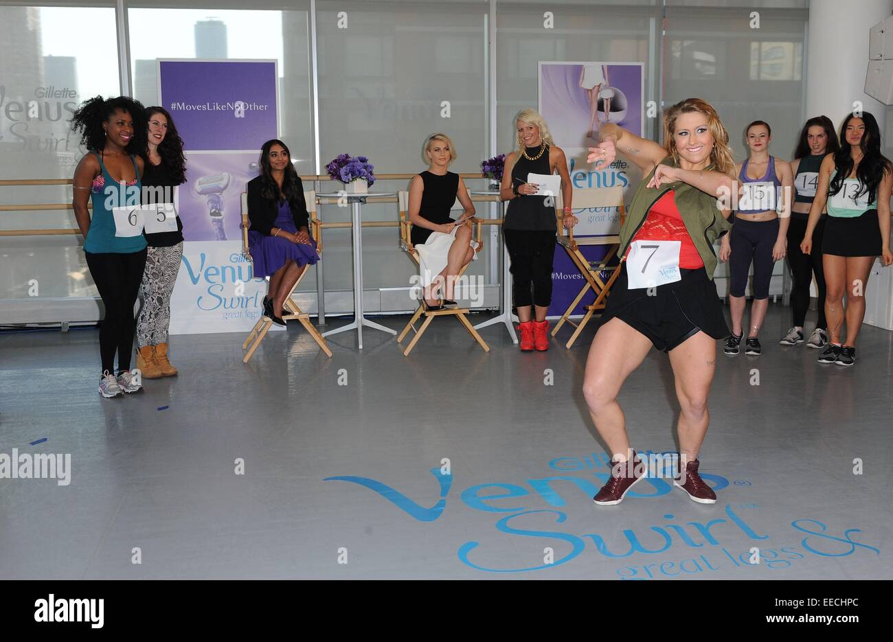 New York, NY, USA. 15th Jan, 2015. Julianne Hough, Jasmine Meakin, Dee Tomasetta at a public ...