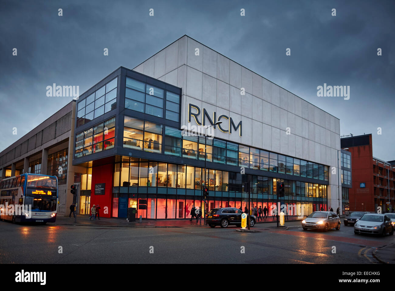 RNCM, Royal Northern College of Music on Oxford Road in Manchester UK ...