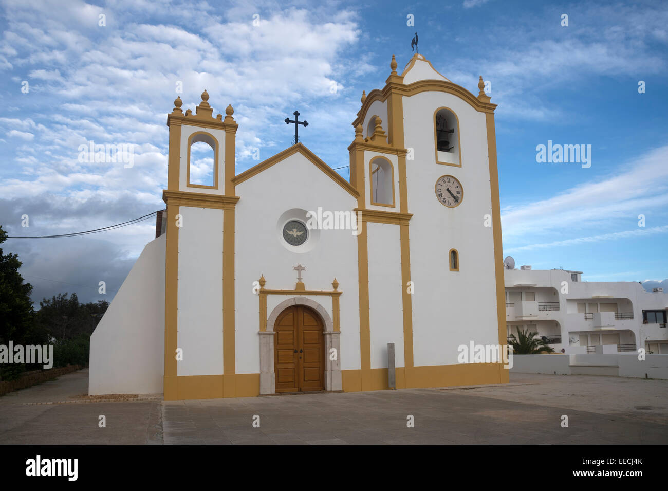 Nossa Senhora da Luz church in praia da luz Portugal Stock Photo - Alamy