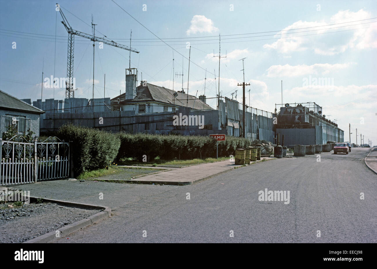 CROSSMAGLEN, NORTHERN IRELAND - November 1985. Crossmaglen Heavily ...