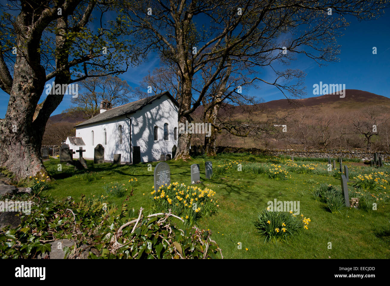 The Newlands Church in the Newlands Valley of the Lake District ...