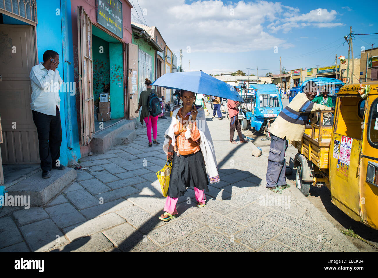 ethiopia street scenes, Mekele or Mekelle, Ethiopia, Africa Stock Photo ...