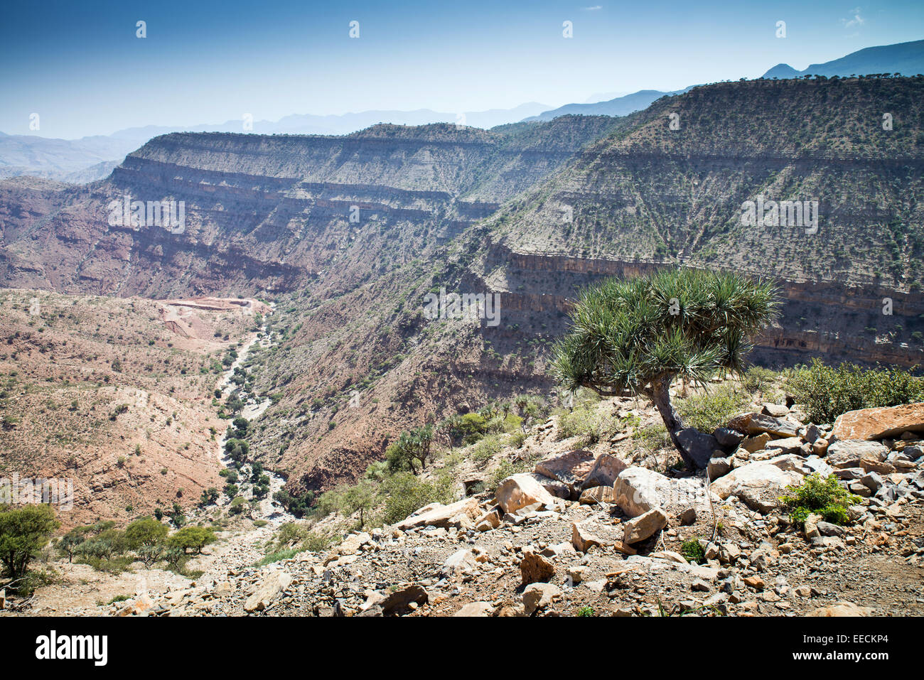 typical North Ethiopian landscape scenery, Afrika Stock Photo - Alamy