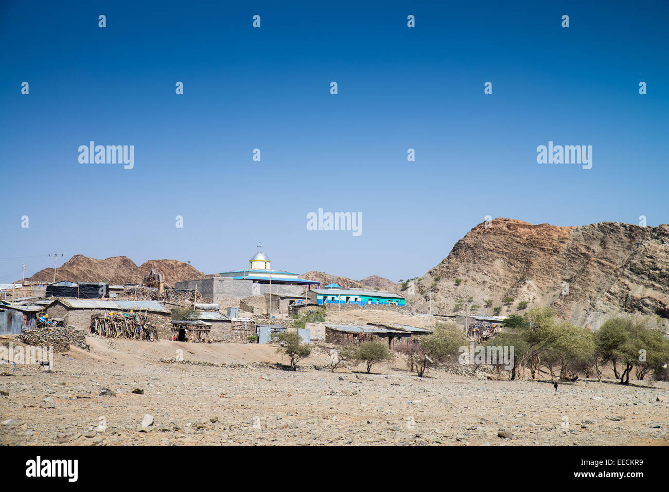 Aerial view of Berhale, Danakil desert, Afar, Ethiopia Stock Photo - Alamy