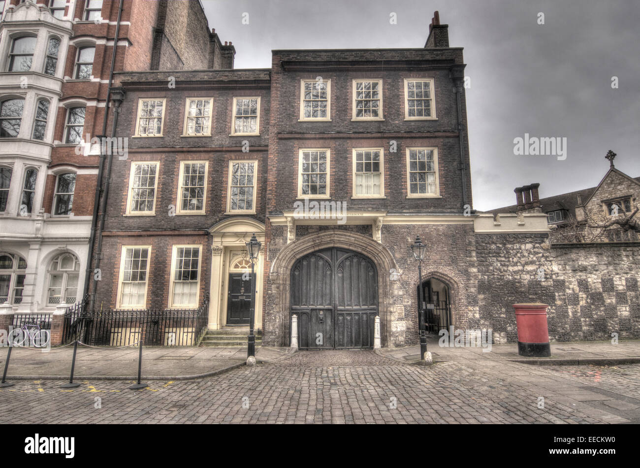 Charterhouse London Gatehouse. Georgian building Stock Photo - Alamy