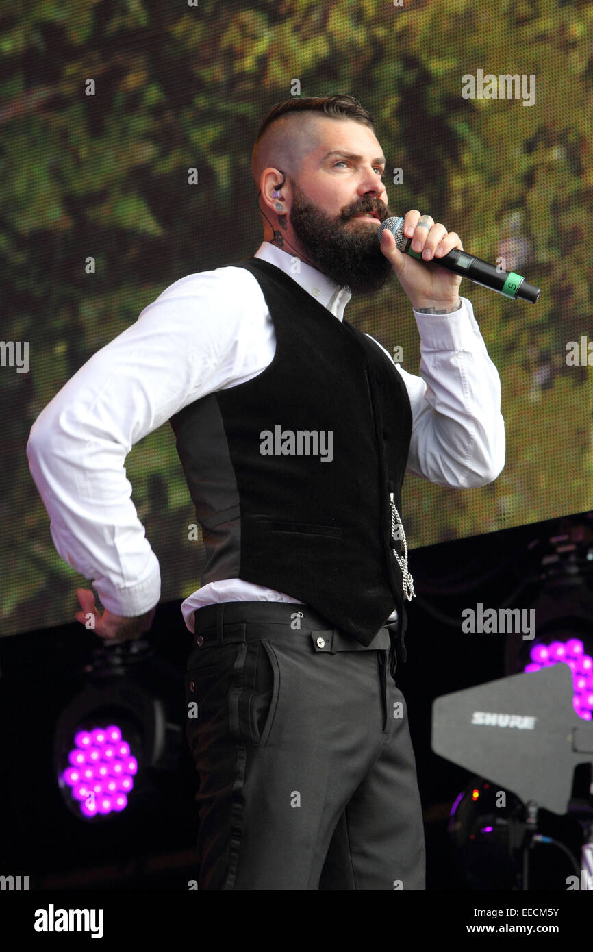 British Summertime at Hyde Park, London Featuring: Boyzone,Shane Lynch ...