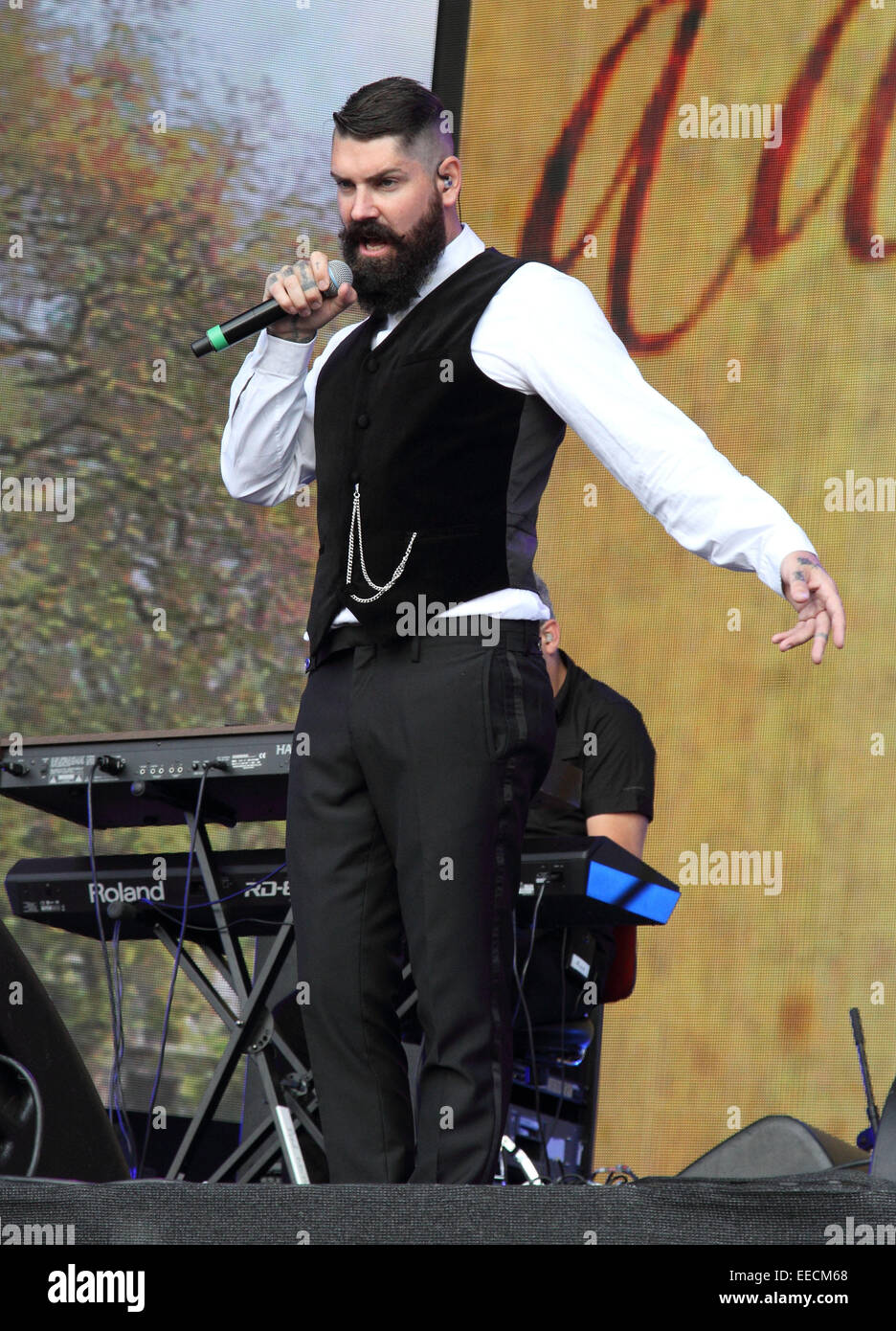 British Summertime at Hyde Park, London Featuring: Boyzone,Shane Lynch ...