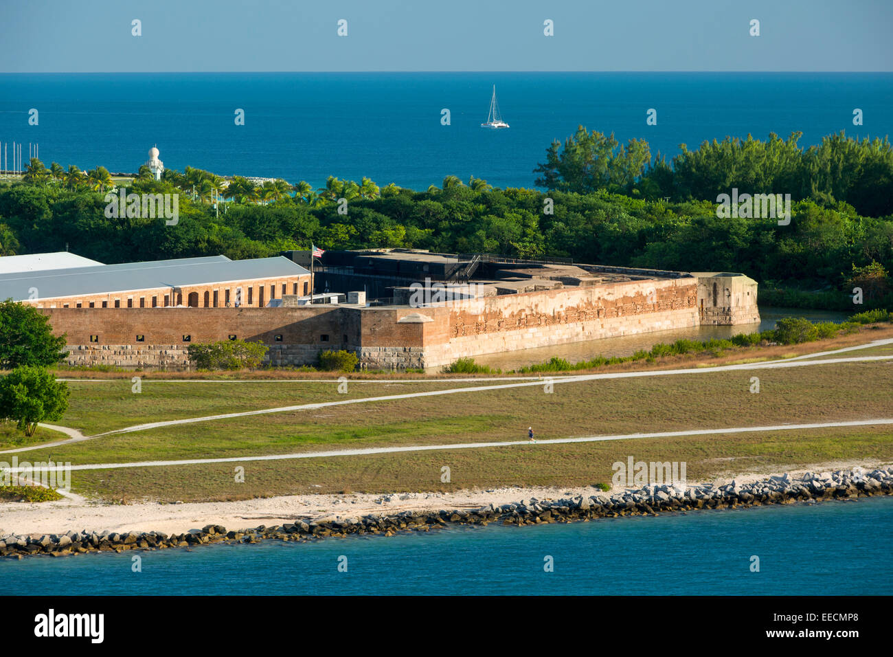 Civil War era Fort Zachary Taylor, Key West, Florida, USA Stock Photo ...