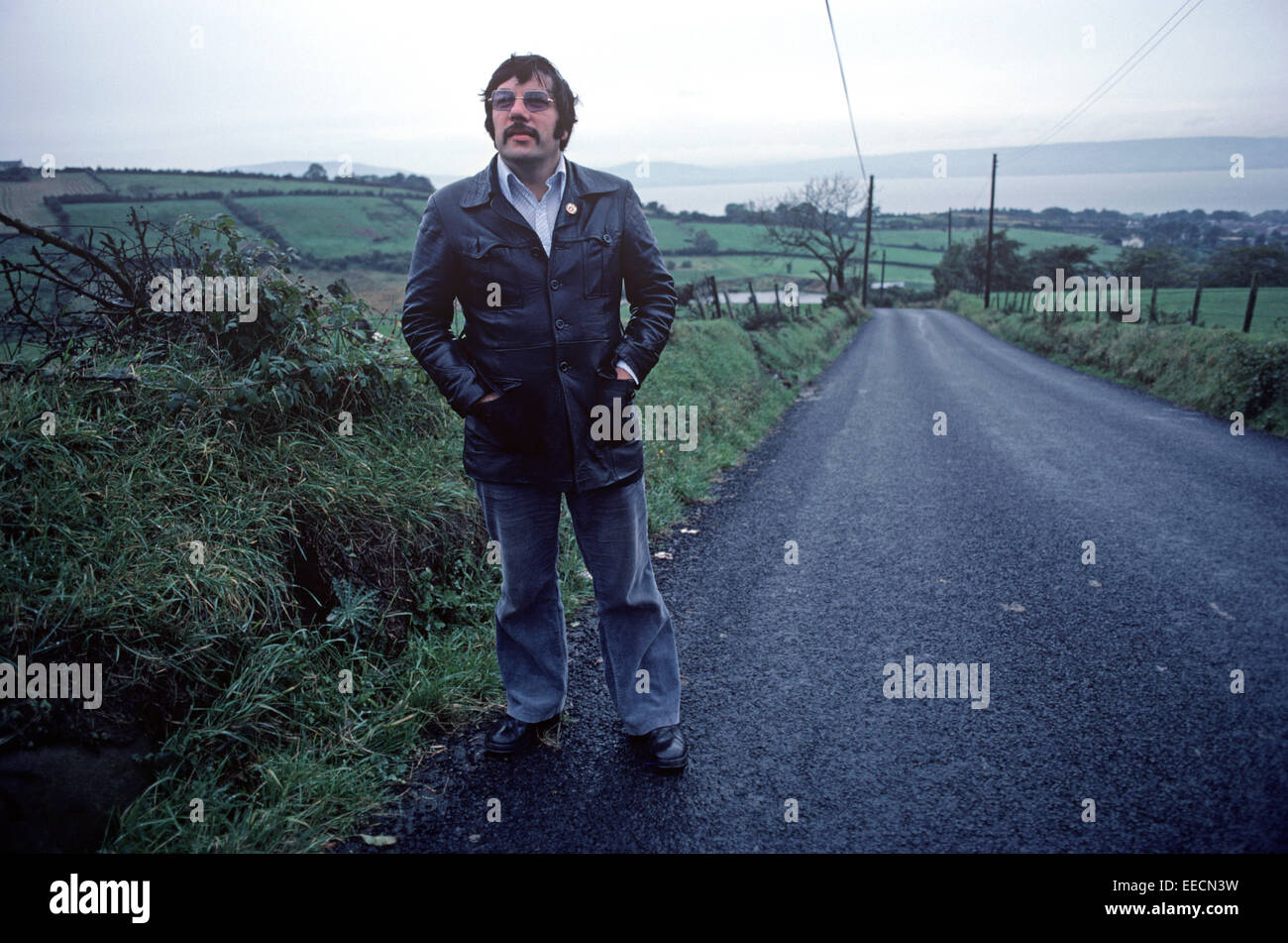BELFAST, UNITED KINGDOM - NOVEMBER 1979. Andy Tyrie, Supreme Commander ...