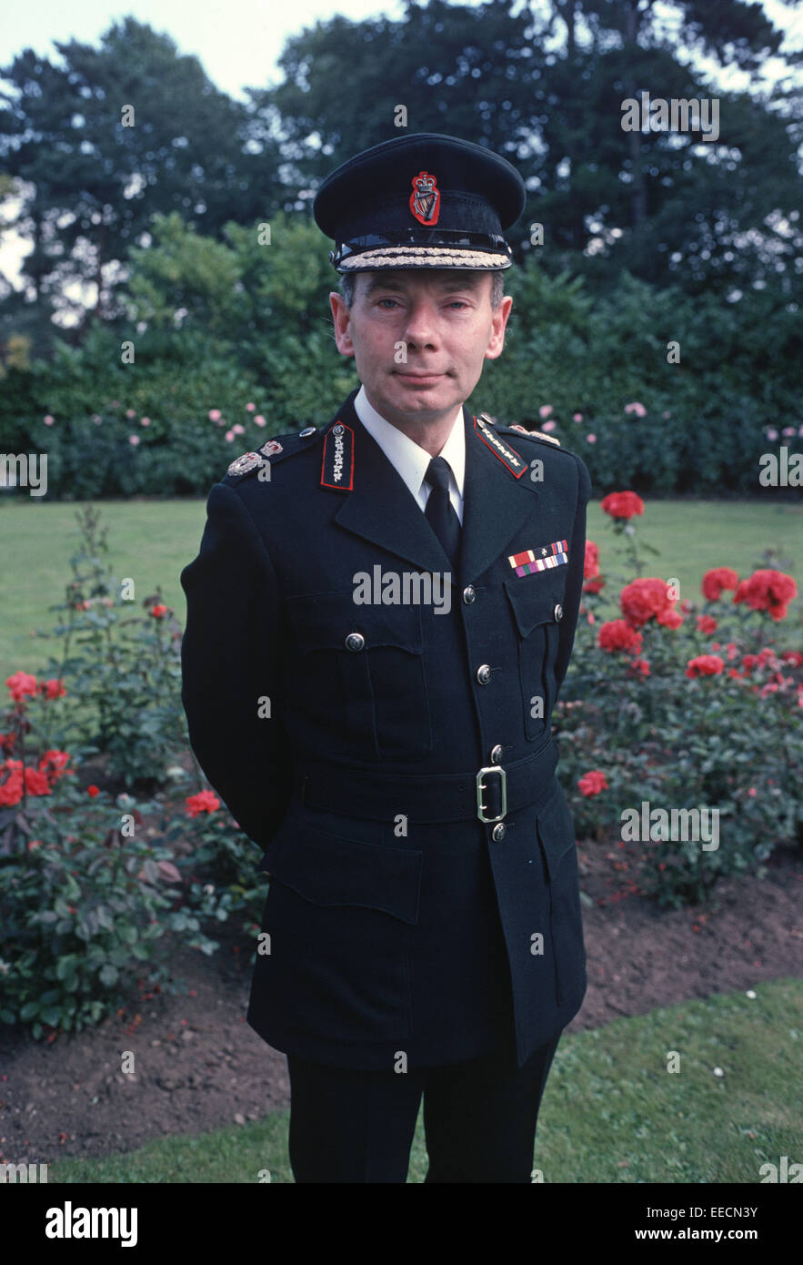 BELFAST, UNITED KINGDOM - SEPTEMBER 1978. Sir Kenneth Newman, Chief ...