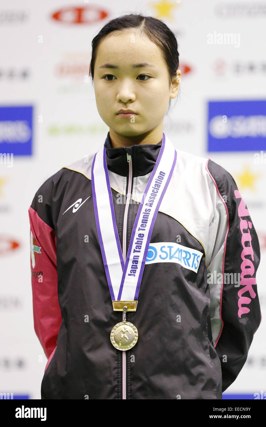 Tokyo Metropolitan Gymnasium, Tokyo, Japan. 15th Jan, 2015. Mima Ito ...