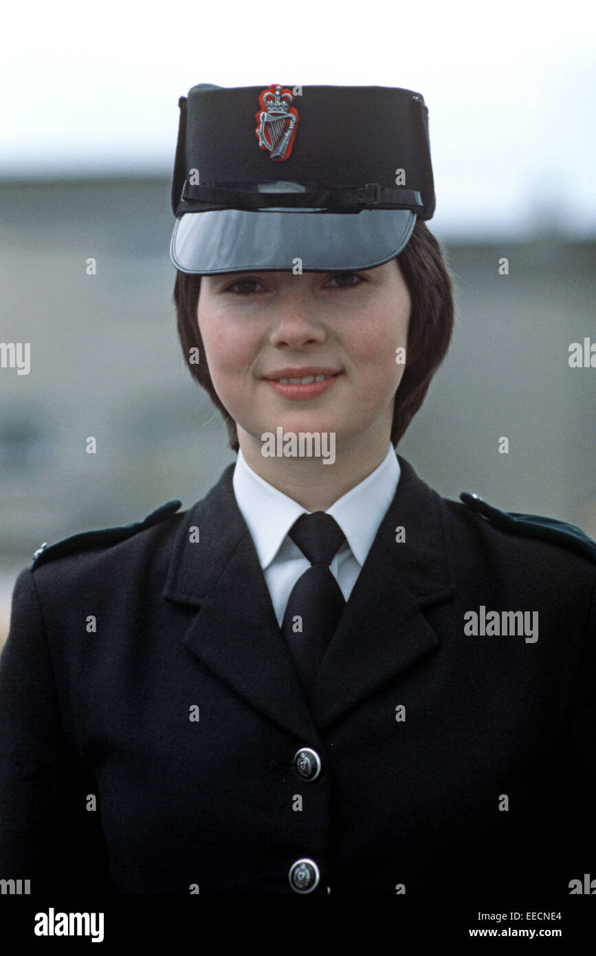 ENNISKILLEN, UNITED KINGDOM - SEPTEMBER 1978. RUC, Royal Ulster ...