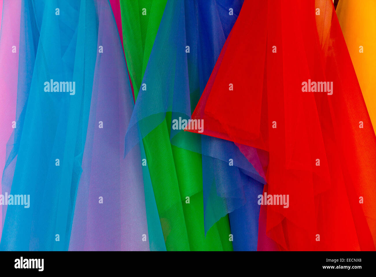 Colourful chiffon background Stock Photo - Alamy