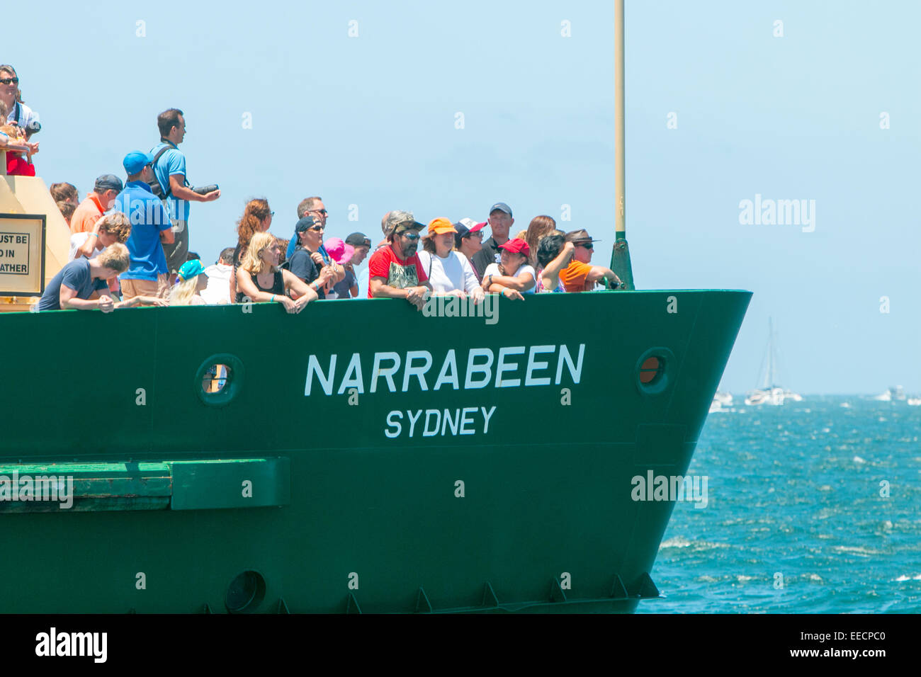 Sydney Manly ferry,MV Narrabeen freshwater class ferry , carrying ...
