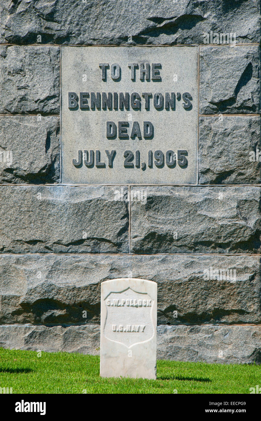 USS Bennington Monument, Fort Rosecrans National Cemetery, San Diego ...