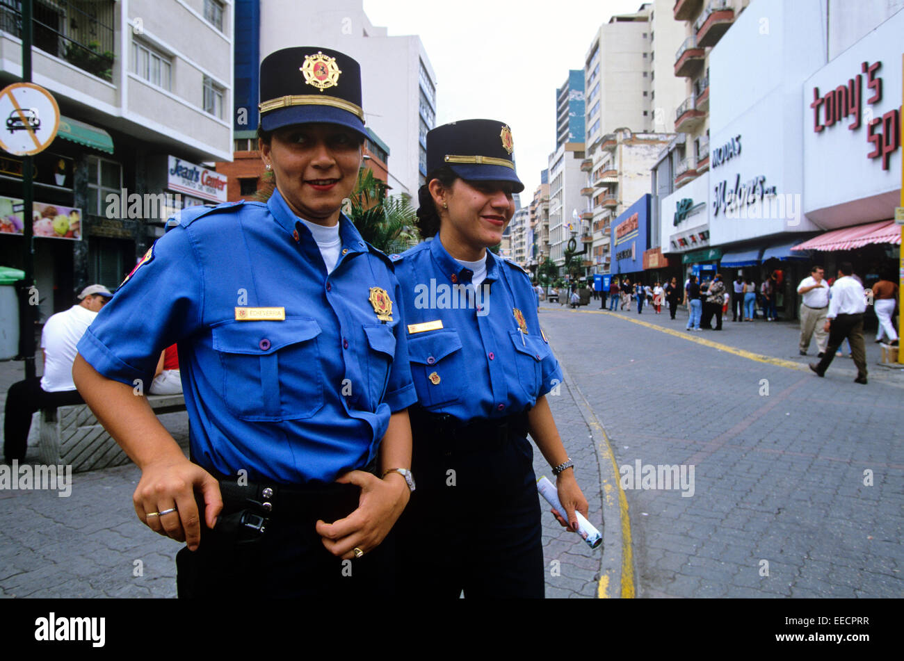 Police women are part of a highly visible security force in shopping ...