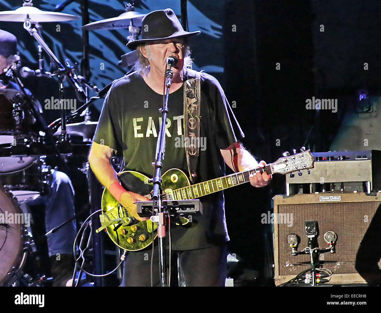 Neil Young performs live at Liverpool's Echo Arena Featuring: Neil ...