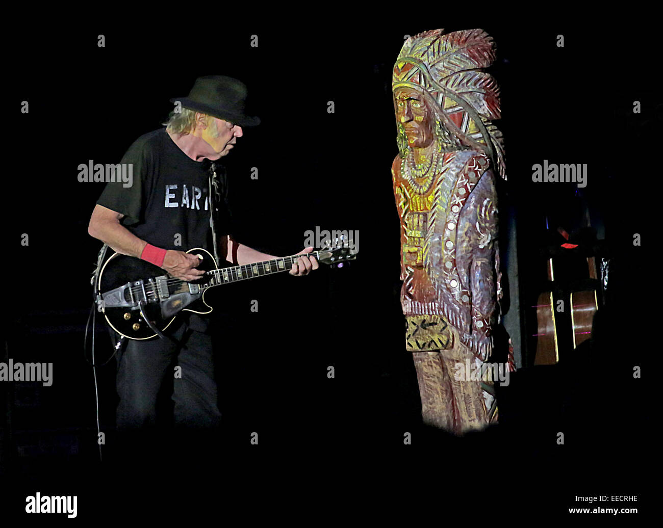 Neil Young performs live at Liverpool's Echo Arena Featuring: Neil ...