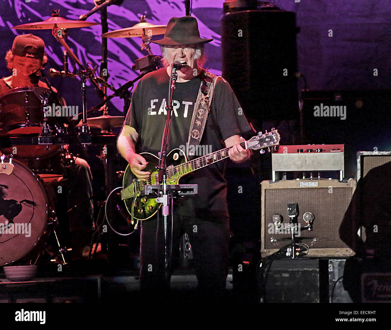 Neil Young performs live at Liverpool's Echo Arena Featuring: Neil ...