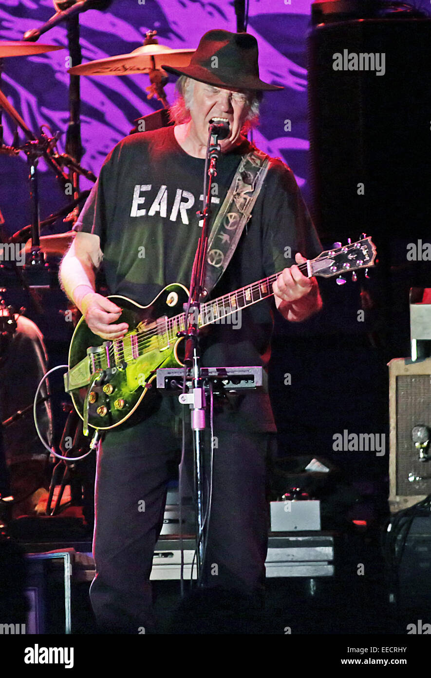 Neil Young performs live at Liverpool's Echo Arena Featuring: Neil ...