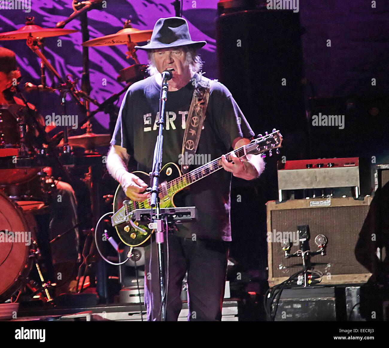 Neil Young performs live at Liverpool's Echo Arena Featuring: Neil ...