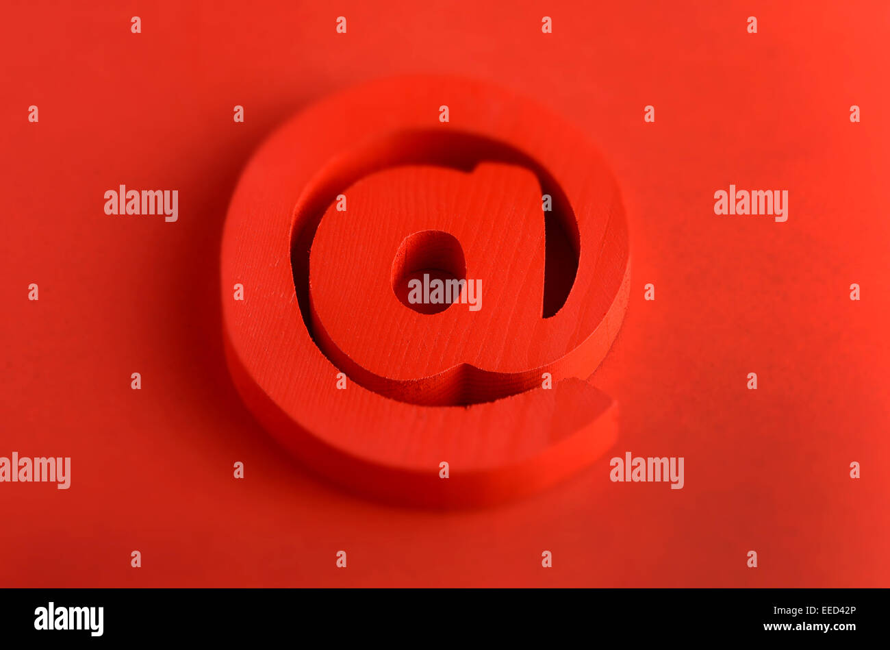Red internet At icon Stock Photo - Alamy