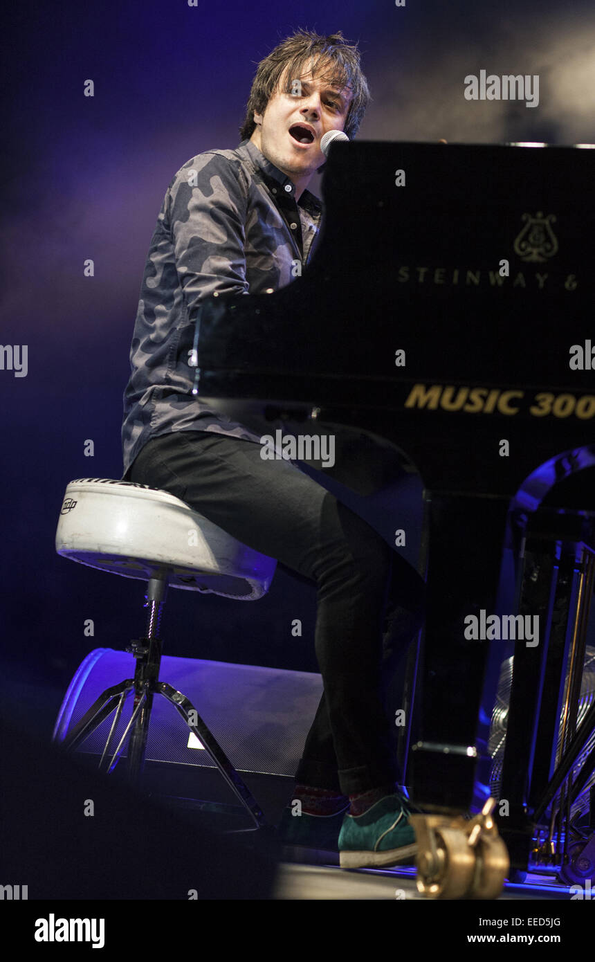 Jamie Cullum performs live at Jazz à Juan Festival Featuring: Jamie ...