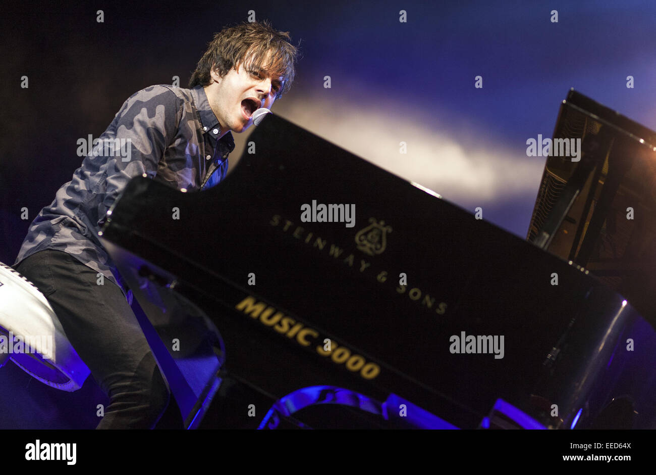 Jamie Cullum performs live at Jazz à Juan Festival Featuring: Jamie ...