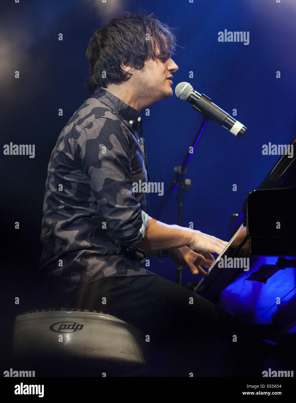 Jamie Cullum performs live at Jazz à Juan Festival Featuring: Jamie ...