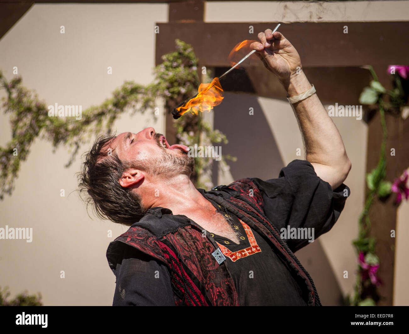 Broon, a comedian and performer, does an act at the Washington State ...