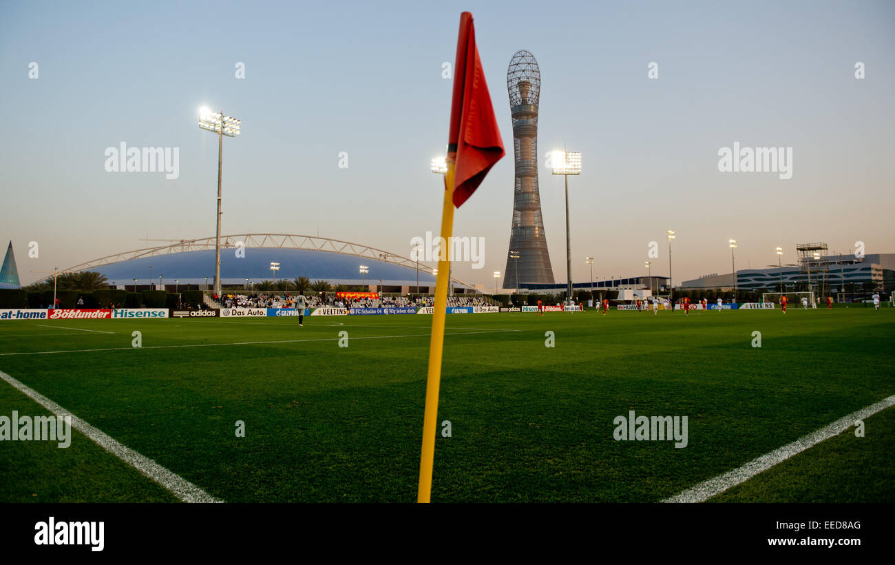 The Pitch is seen during the international friendly soccer match ...