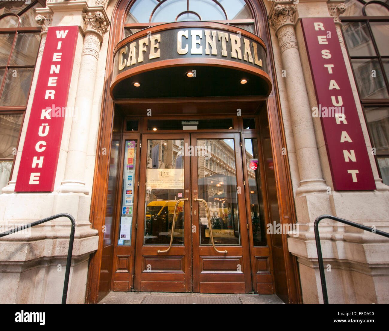 Entrance to Cafe Central. Vienna. Austria Stock Photo - Alamy