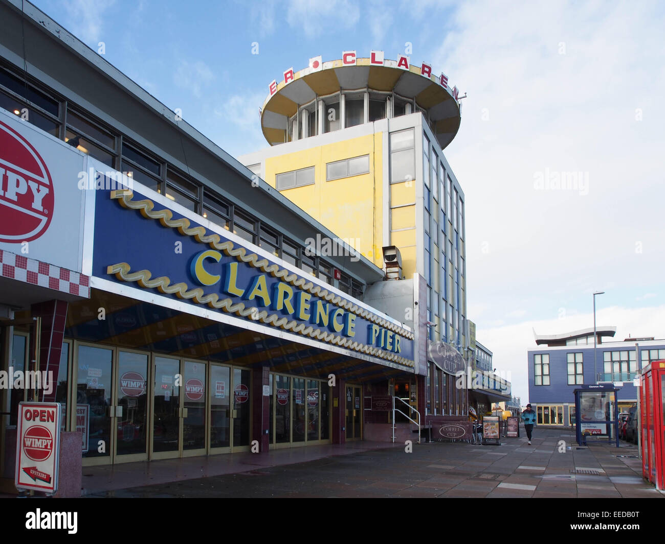 Clarence pier amusements, Southsea, Portsmouth, England Stock Photo - Alamy