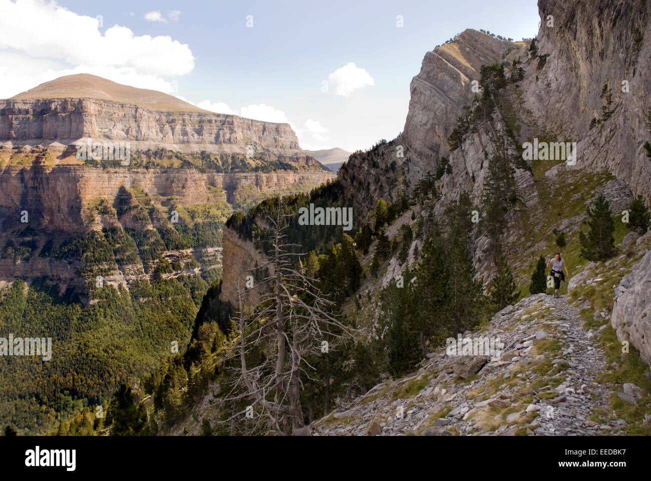 Ordesa y Monte Perdido National Park, in the Pyrenees, Aragon, Northern ...