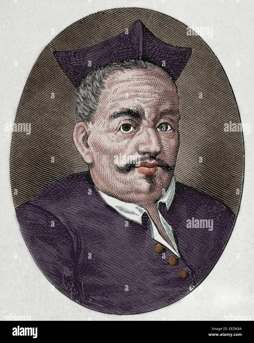 Vicente Espinel (1550-1624). Spanish writer and musician of Spanish ...