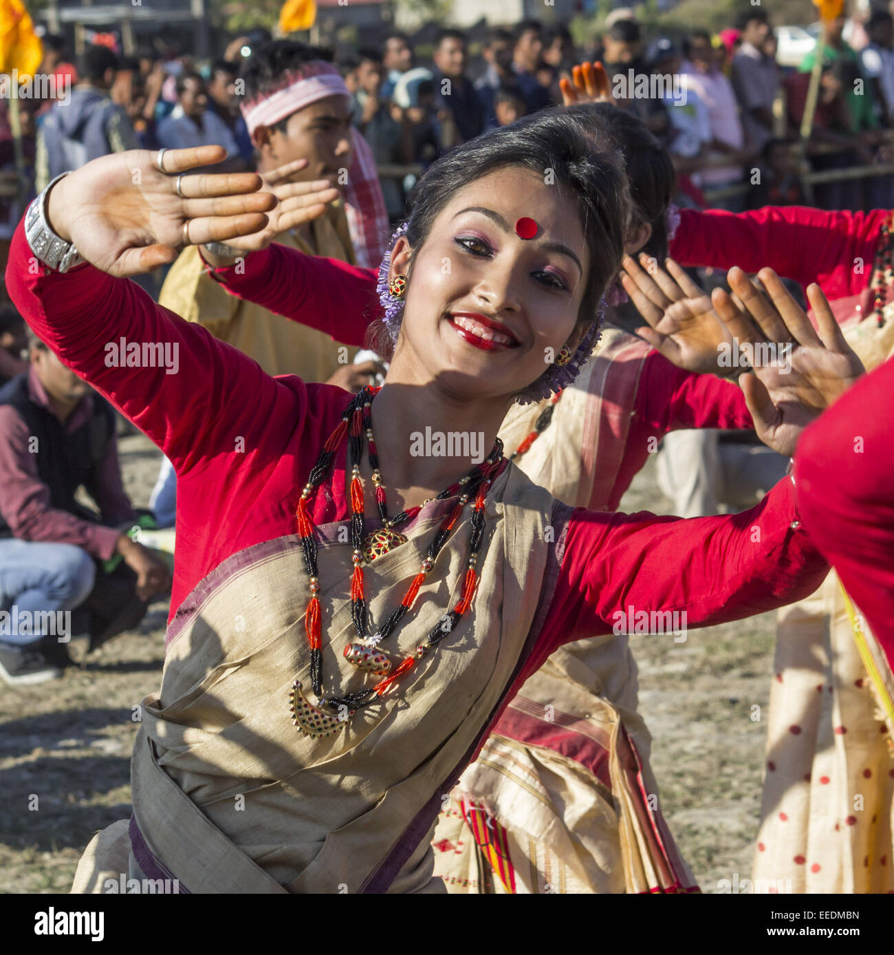Traditional assamese attire hi-res stock photography and images - Alamy