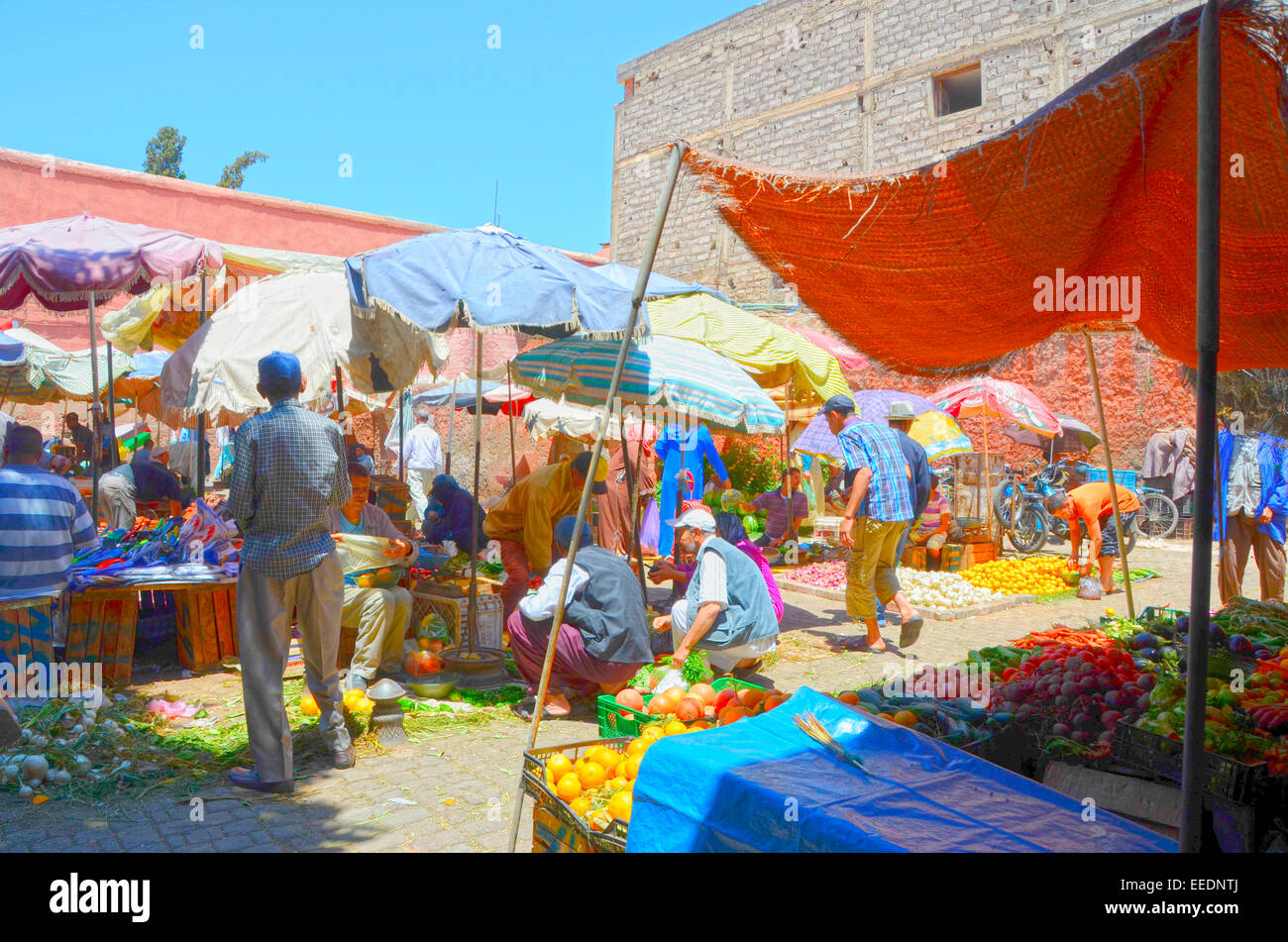 Morocco market hi-res stock photography and images - Alamy