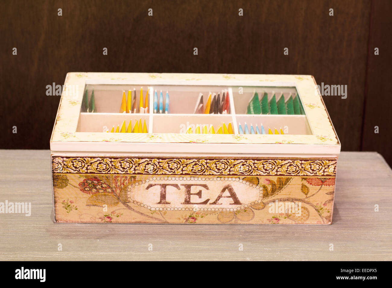 Hand Painted Tea Boxes